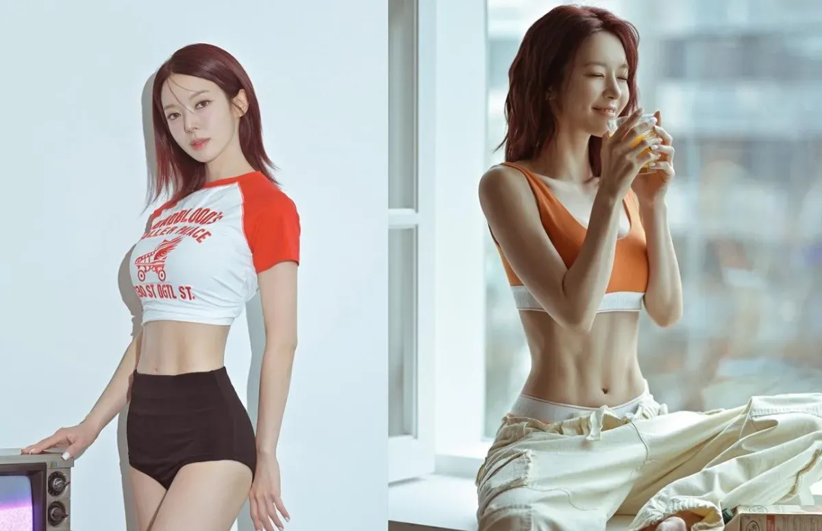 초아, 44kg·체지방률 19.9%의 바디프로필.. 환상의 초콜릿 복근